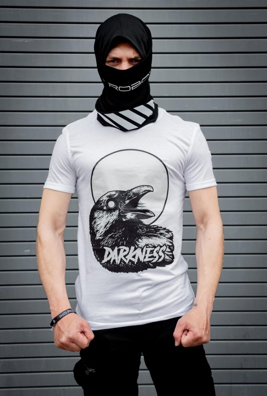 Camiseta Dark Raven Blanco | Industrias Roboto
